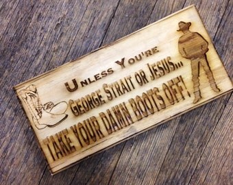 George strait sign | Etsy