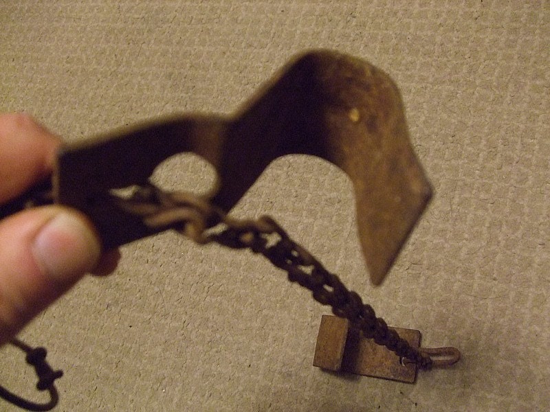 Old Dairy Milk Cow Hobbles Shackles Kickers Antique Farming
