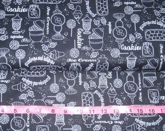 Chalkboard fabric | Etsy