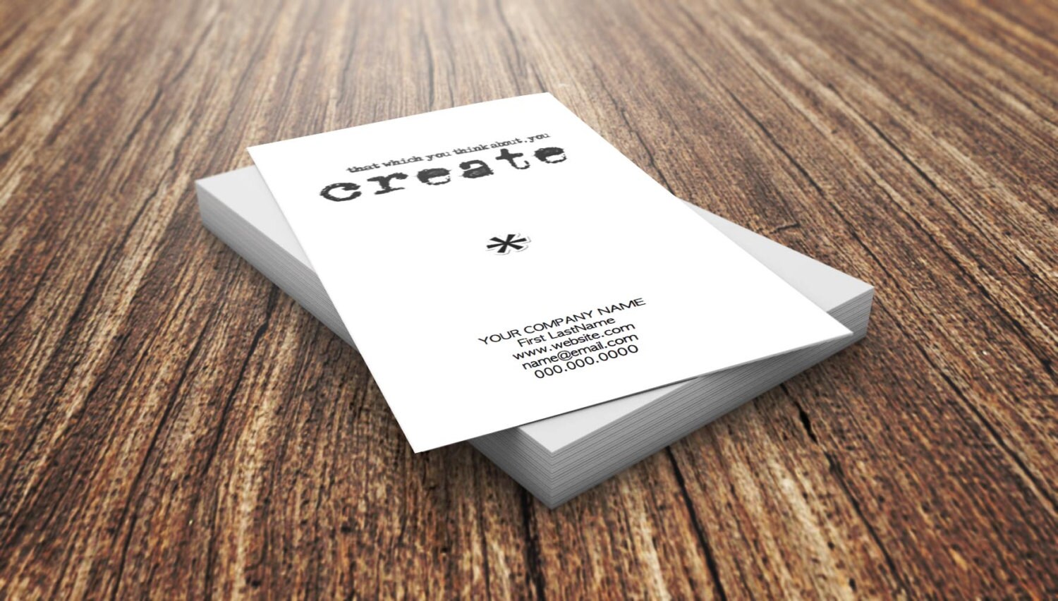 Custom Business Card Etsy Shop Creative Design