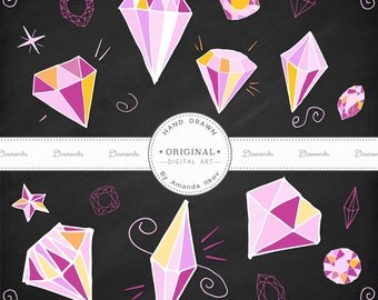 Premium Wedding Floral Clipart & Vectors Lavender by AmandaIlkov