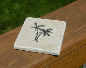 Palm tree tiles | Etsy