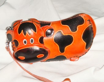 Cow leather wallet | Etsy