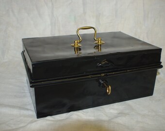 Antique strong box | Etsy