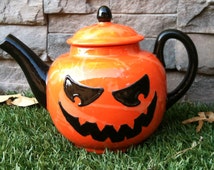 Popular items for halloween teapot on Etsy