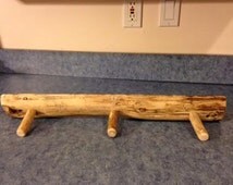 Popular items for log coat rack on Etsy