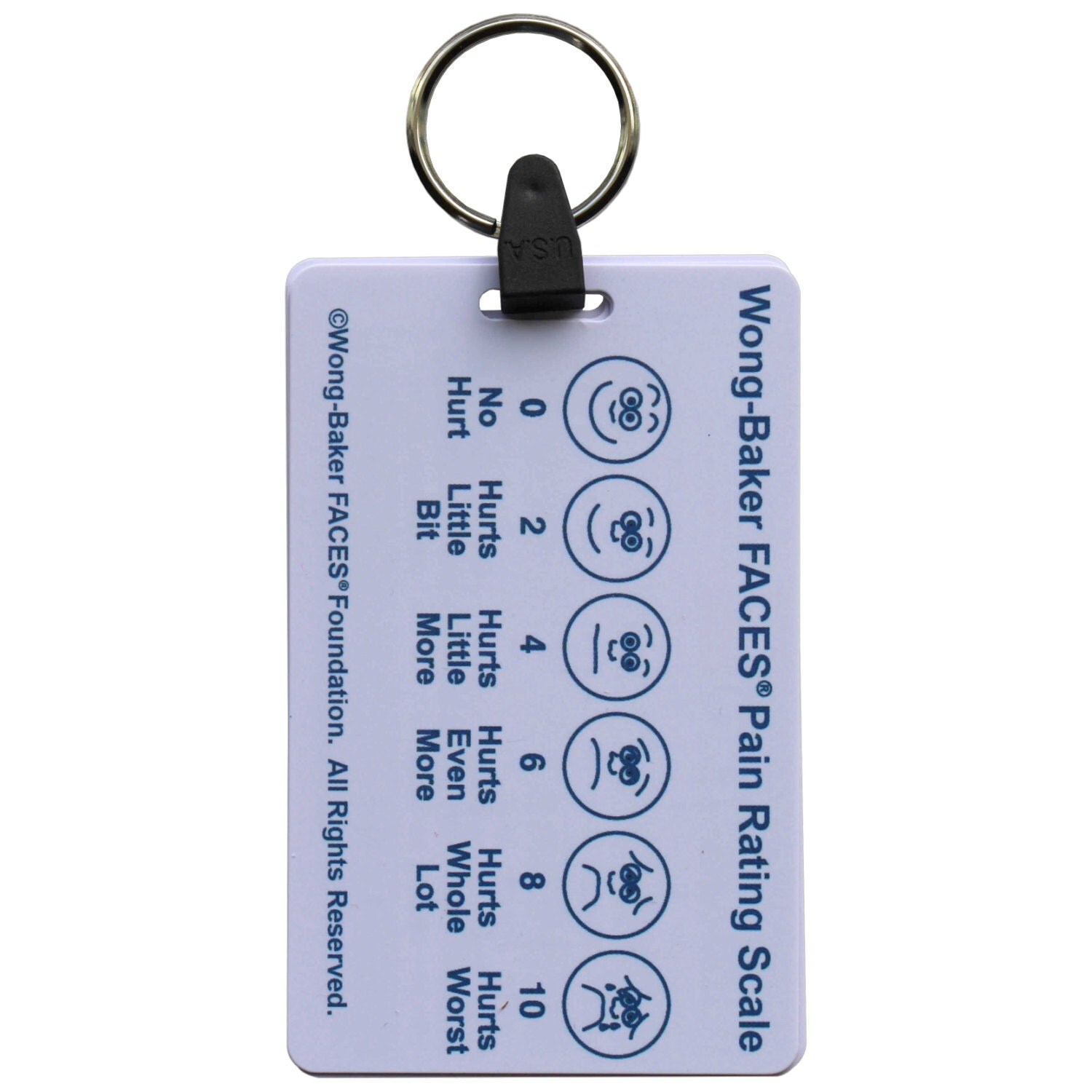 5 Card Pediatric Keychain Badge Card Set for Nurse Paramedic