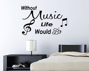 Without music life | Etsy
