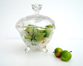 Popular items for crystal dish on Etsy