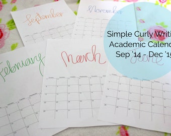 Popular items for calendar for 2014 on Etsy