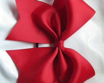 Red cheer bow | Etsy