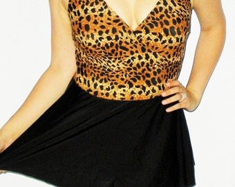 Cheetah bathing suit | Etsy