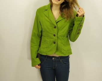 Popular items for lime green jacket on Etsy
