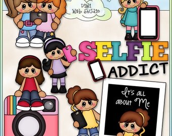 Selfie Addict 1 - Digi Web Studio Clip Art Download by Kristi W ...