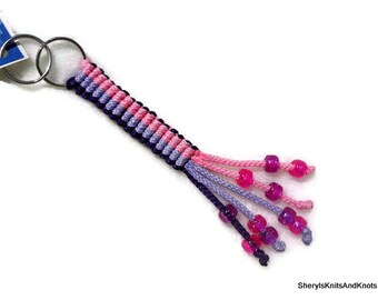 Popular items for macrame keychain on Etsy