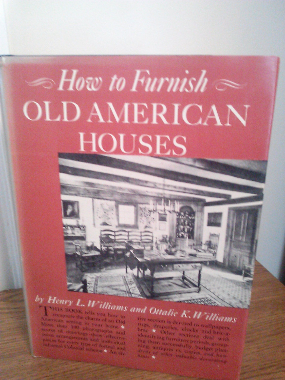 How To Furnish Old American Houses Book / Vintage Collectible Books ...