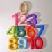 Felt Stuffed Numbers Numbers Set for kids Educational Toy