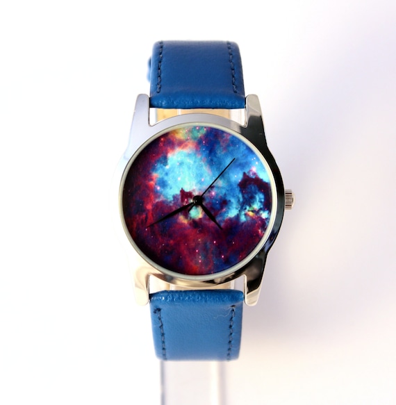 Wrist watch Nebula Hubble space photo unisex watch by spacewatches