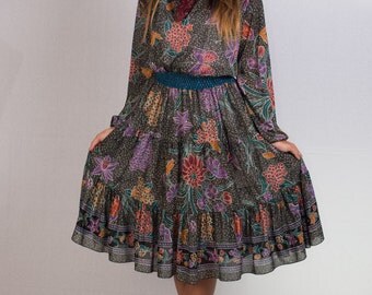 Vintage 50s Hawaiian Rayon Mumu Dress by CheetahGrrlVintage