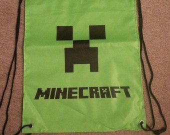 MINECRAFT drawstring bag - gym bag