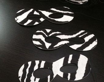 Zebra mask | Etsy