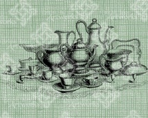 Popular items for antique tea service on Etsy