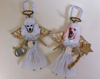 Unique poodle angel related items | Etsy