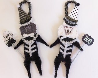 Poodle skeleton | Etsy