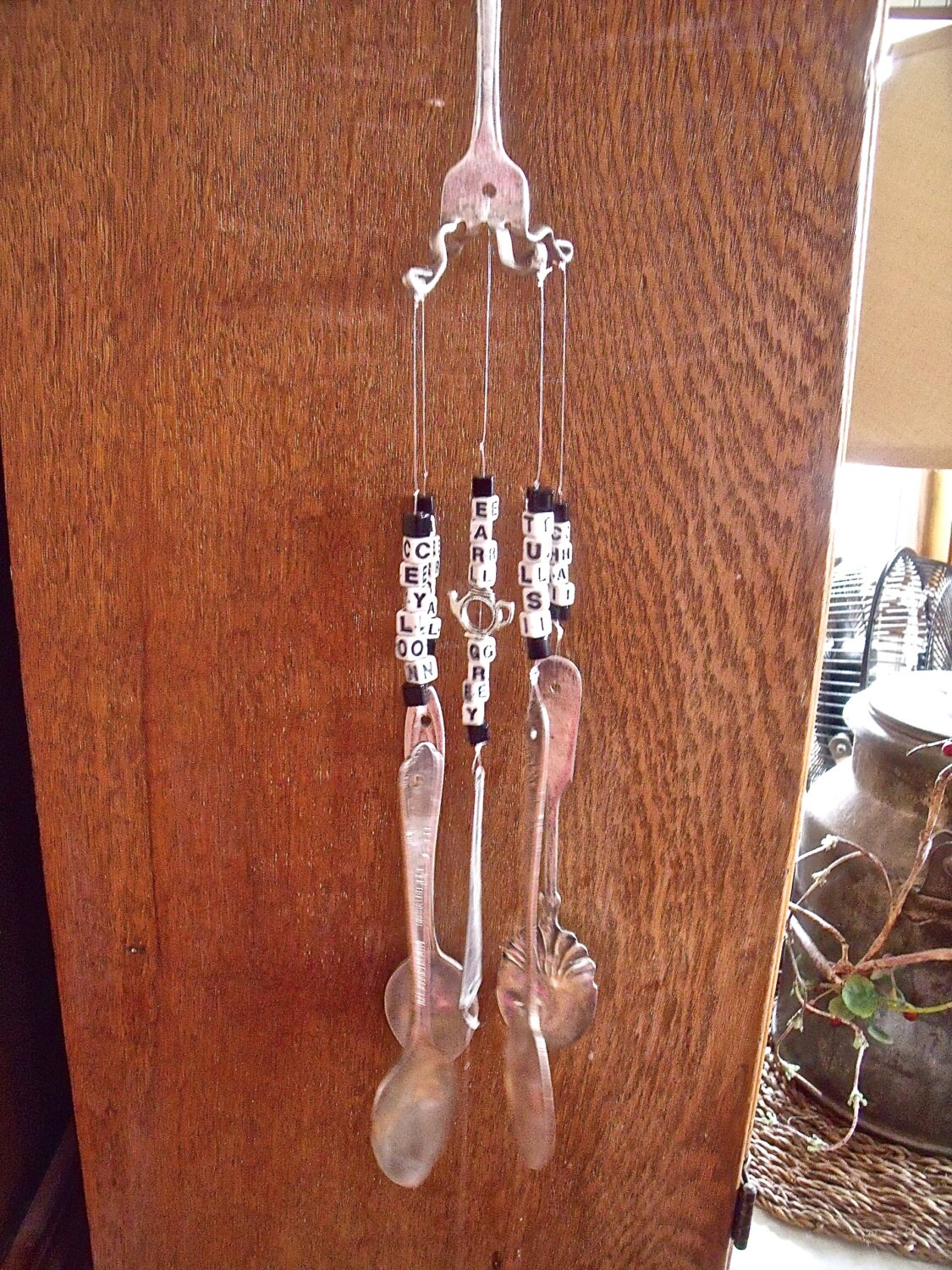 SILVERWARE WIND CHIMES WindChimes Tea Time made