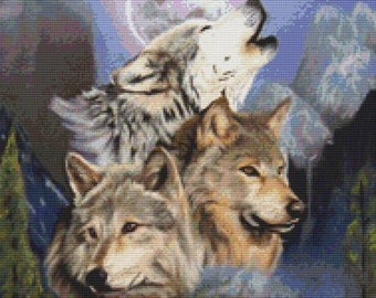 April cross stitch | Etsy