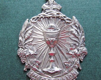 Antique Sterling Silver Catholic Pyx Communion by davidjp1927