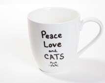 Popular items for cat lover mug on Etsy