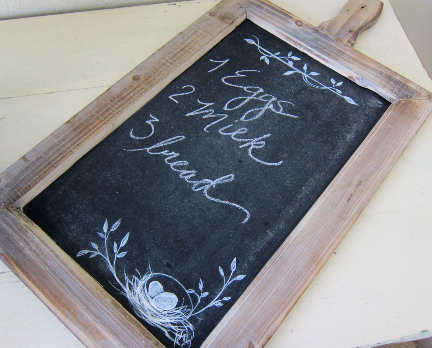 Farmhouse Chalkboard Rustic French Country Hand by ShopOnALark Farmhouse Chalkboard Rustic French Country Hand by ShopOnALark
