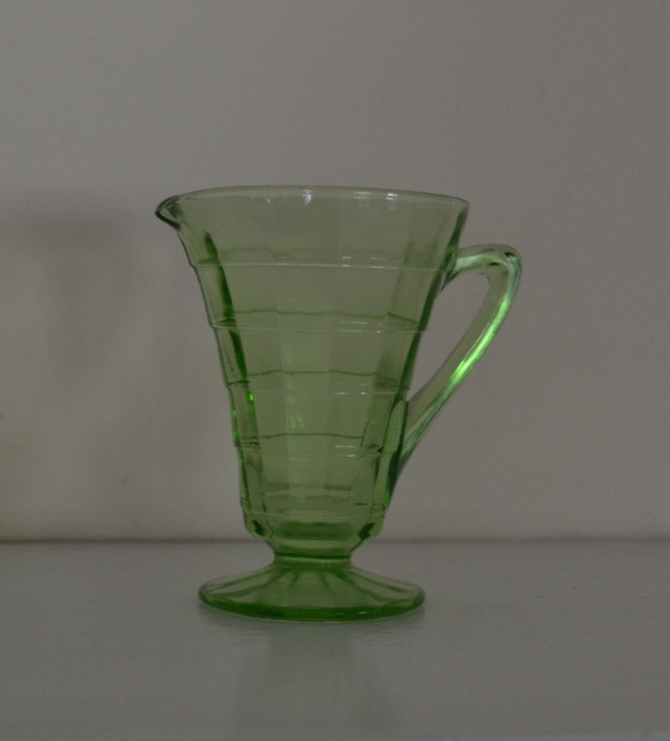 Anchor Hocking Block Optic Depression Glass Cream Pitcher – Haute Juice