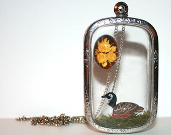 Shadow box locket | Etsy