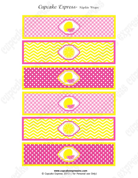 Free Pink Lemonade Printables - Templates Printable