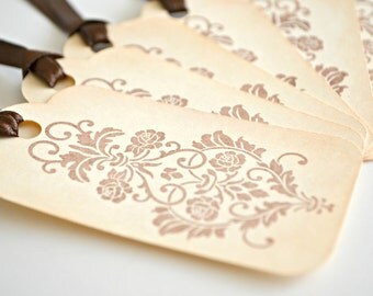 Shabby chic tags | Etsy