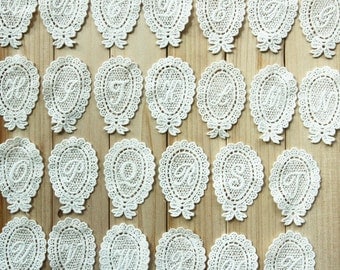 Lace letters | Etsy