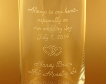 MEMORIAL CANDLE VASE Floating Candle in a by PersonallyEngrave