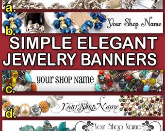 Jewelry banners | Etsy