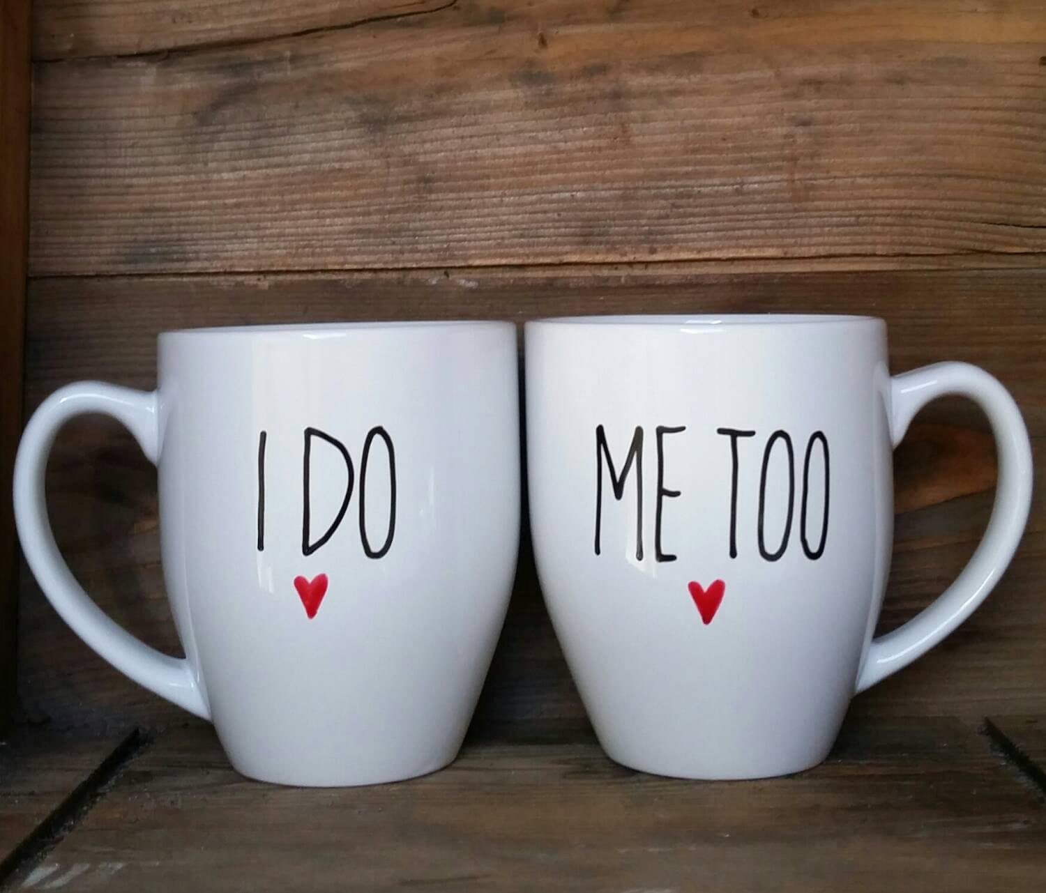 His And Hers Mugs Bridal Mugs His And Her Mugs Wedding