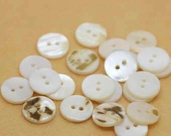 Popular items for natural shell button on Etsy