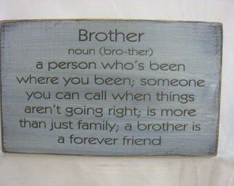 Popular items for brothers sign on Etsy