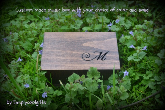 Items similar to music box, custom made music box, musical jewelry box ...