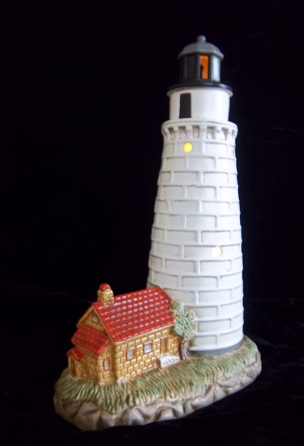 Lighthouse Accent Lamp Large Figurine 1869 Cana by DayJahView