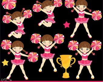Lemonade Girls Clipart Set by 1EverythingNice on Etsy