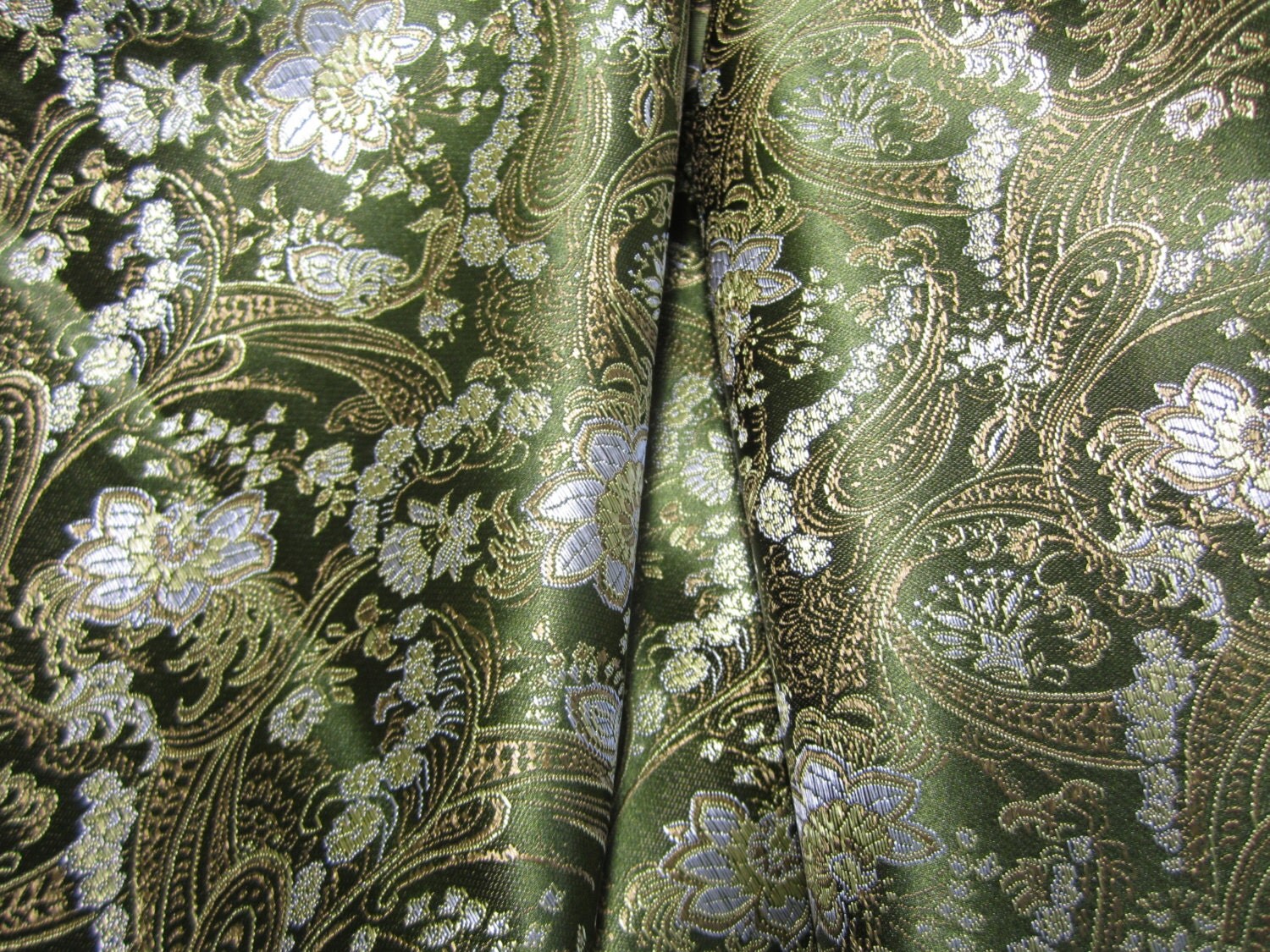 Green Chinese Fabric
