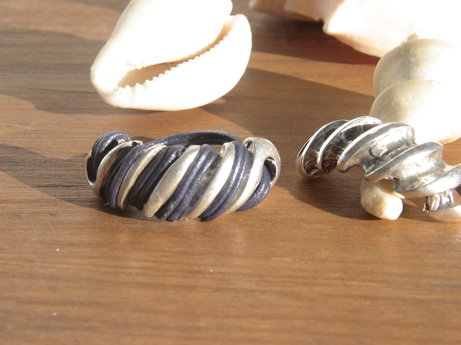 4pcs silver ring base ring connector half ring jewelry