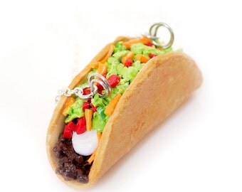 Taco necklace | Etsy