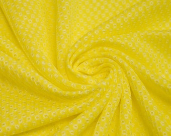 Hunter Green Sports Mesh Fabric Dimple Mesh by StylishFabric